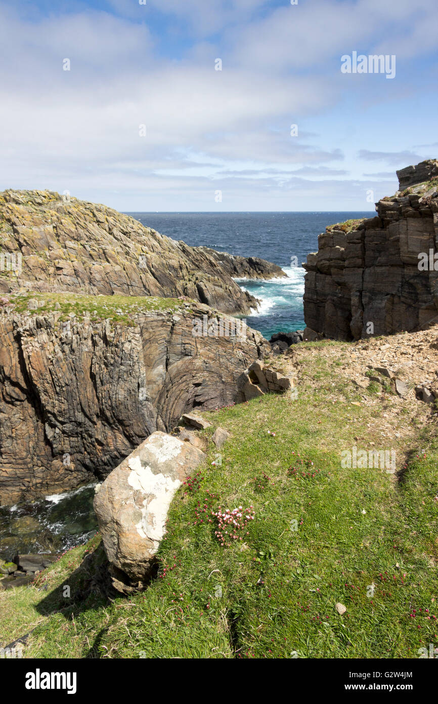 A Seascape at Ness Isle of Lewis Western Isles Outer Hebrides Scotland ...