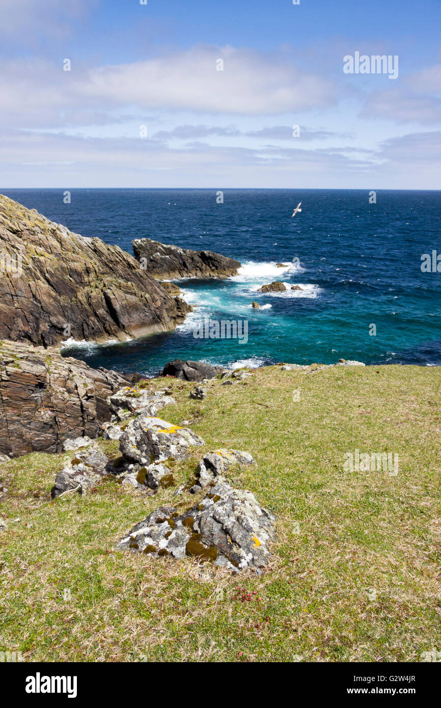 A Seascape at Ness Isle of Lewis Western Isles Outer Hebrides Scotland ...
