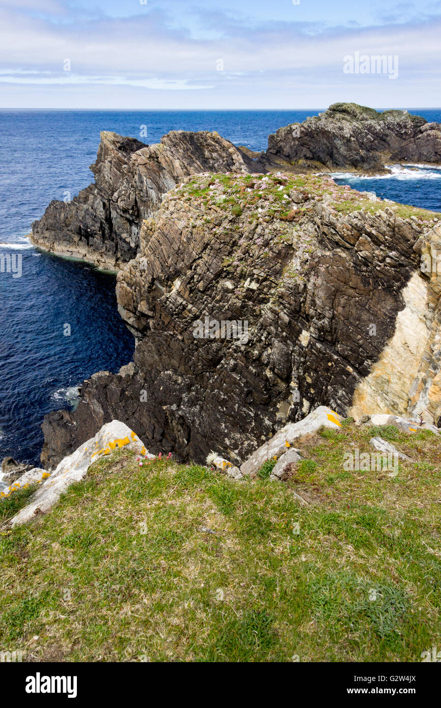 A Seascape at Ness Isle of Lewis Western Isles Outer Hebrides Scotland ...