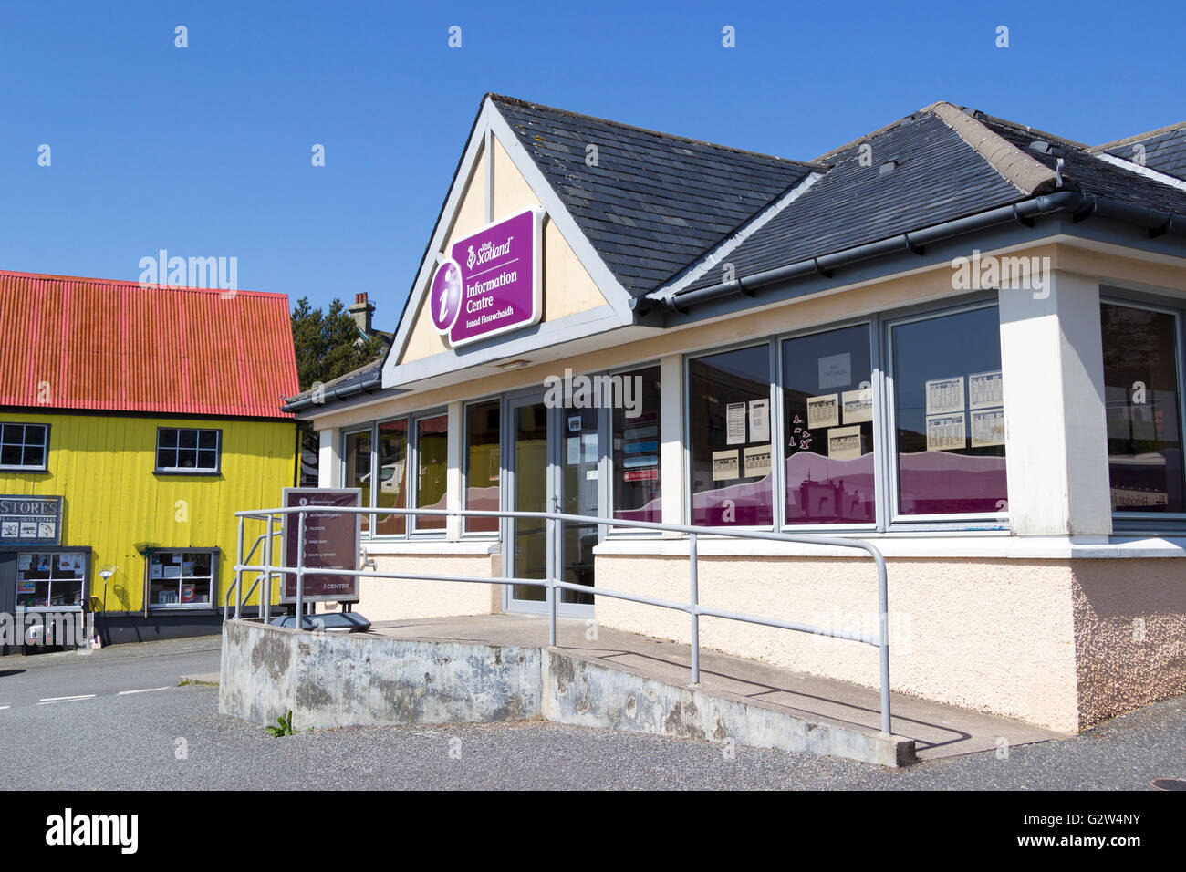 Information Bureau at Tarbert Isle of Harris Western Isle Outer ...