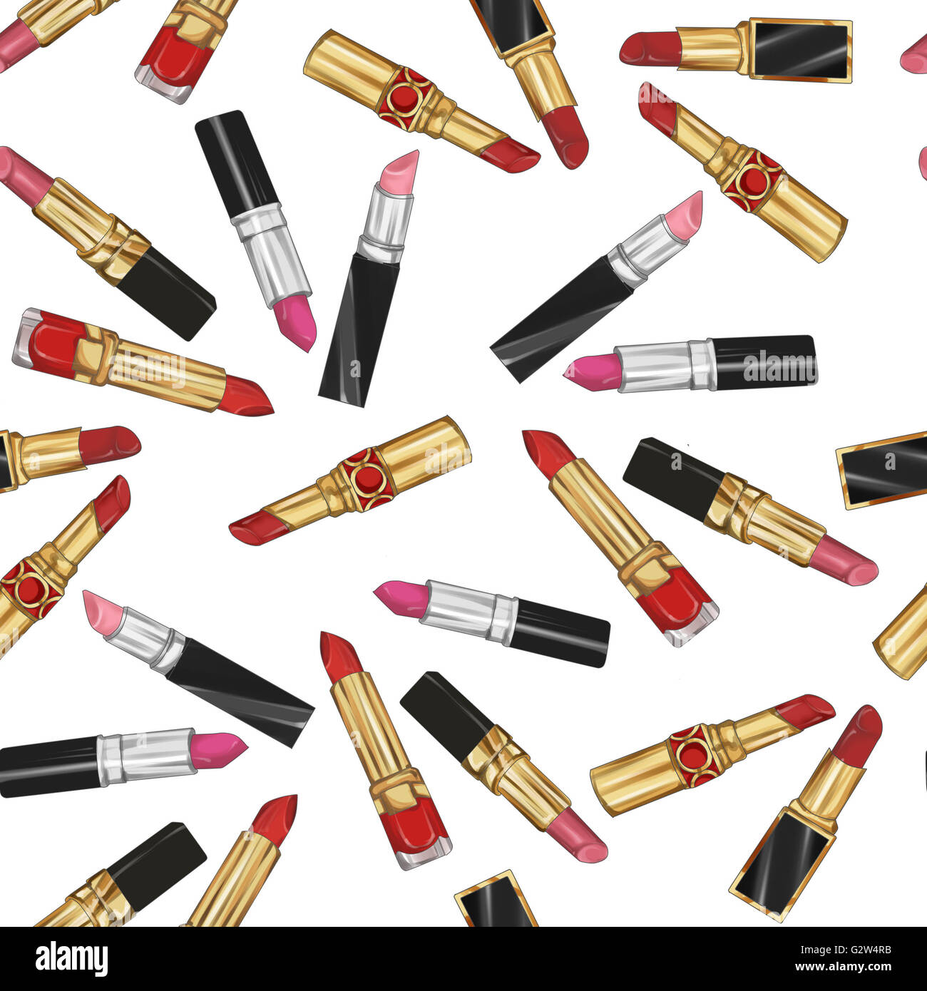 Seamless Pattern background - Lipsticks background Stock Photo - Alamy