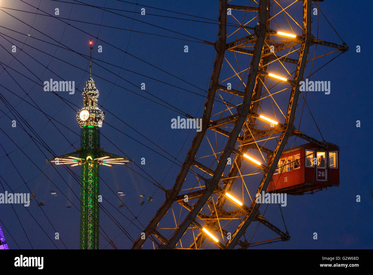 Praterturm in the prater hi-res stock photography and images - Alamy