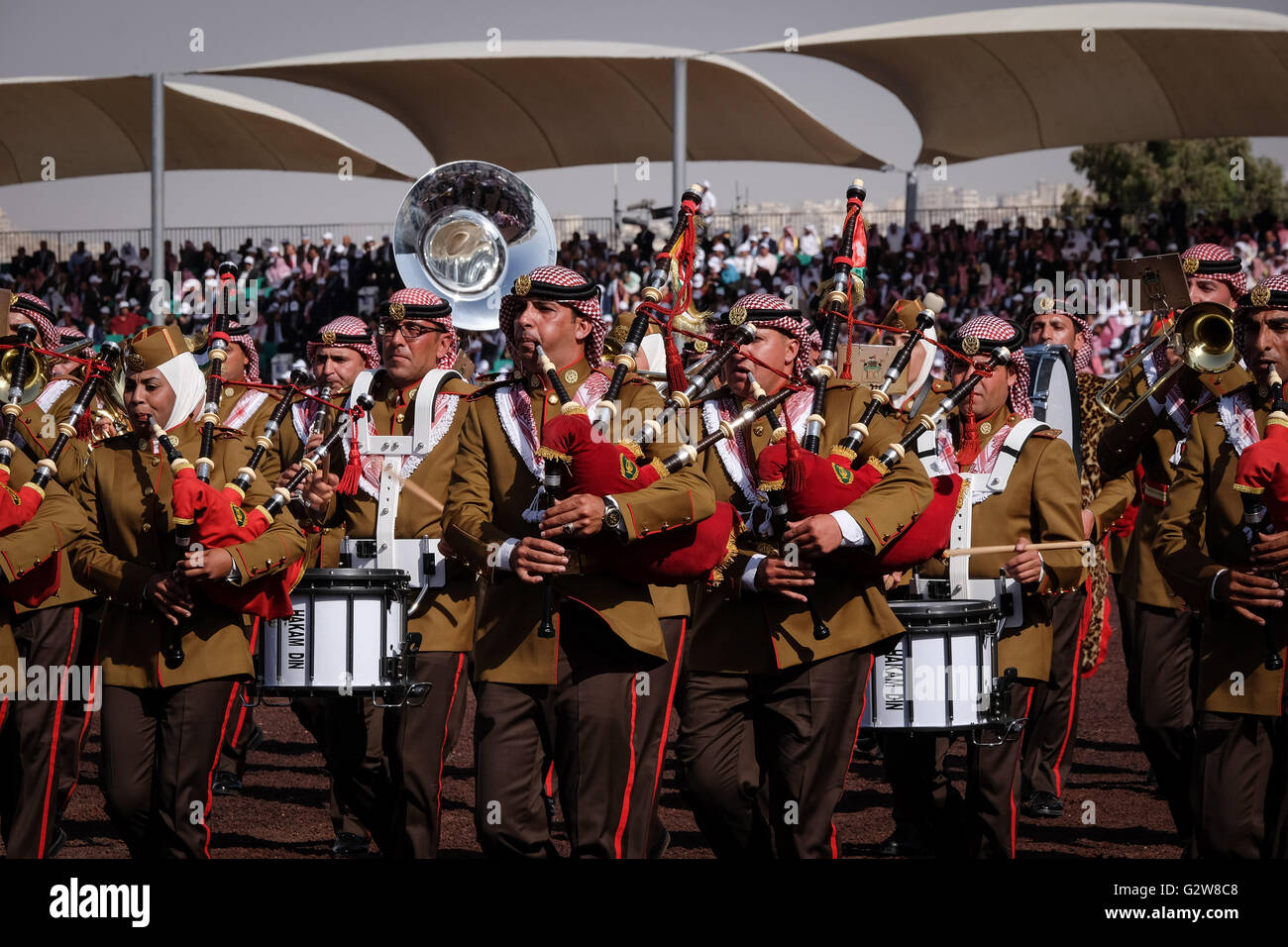 Amman, Jordan. 02nd June, 2016. As the Kingdom of Jordan celebrates the ...