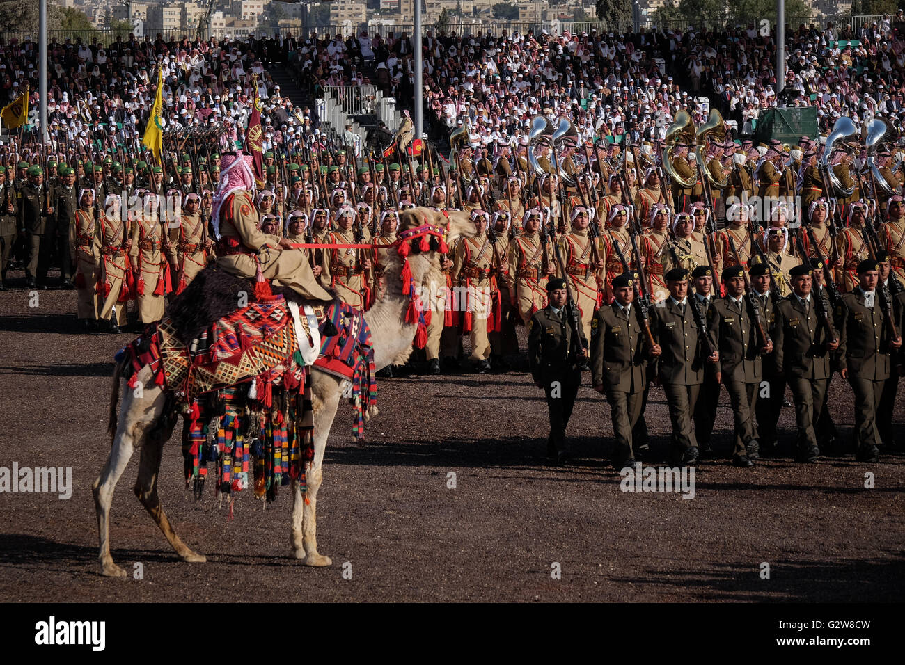 Amman, Jordan. 02nd June, 2016. As the Kingdom of Jordan celebrates the ...