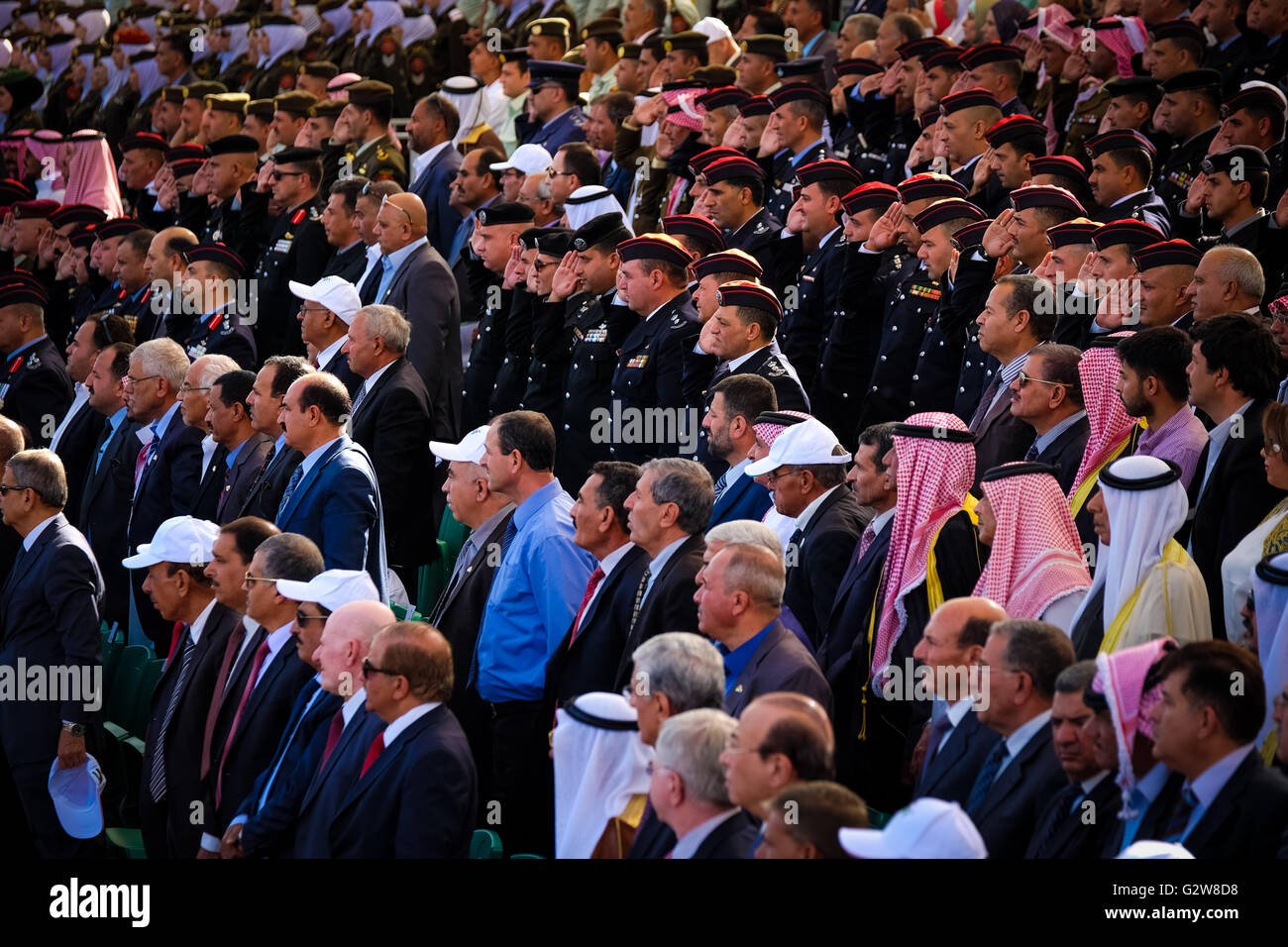 Amman, Jordan. 02nd June, 2016. As the Kingdom of Jordan celebrates the ...