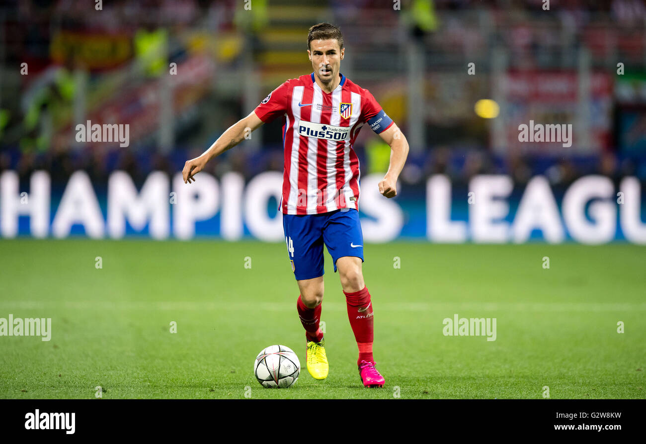 Milan, Italy. 28th May, 2016. Atletico's Gabi in action during the UEFA ...
