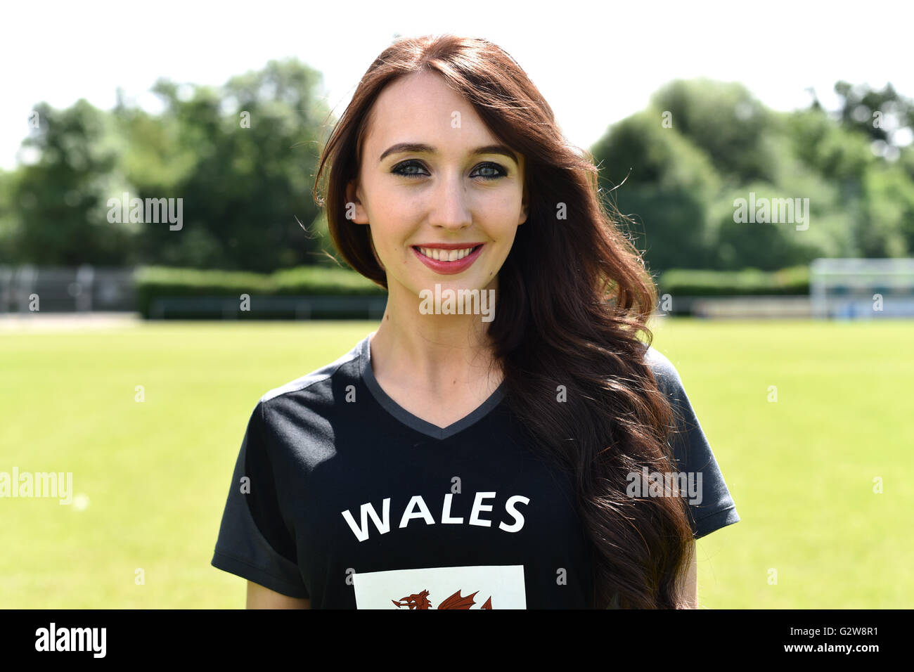 Rust, Germnay. 1st June, 2016. Lara Stephen from Wales smiles and poses ...