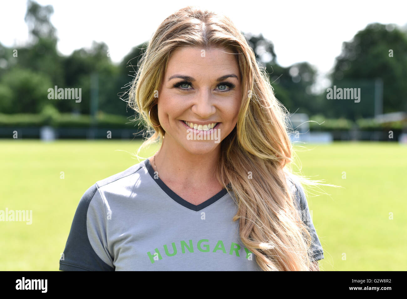 Rust, Germnay. 1st June, 2016. Sarah Stroh from Hungary smiles and ...