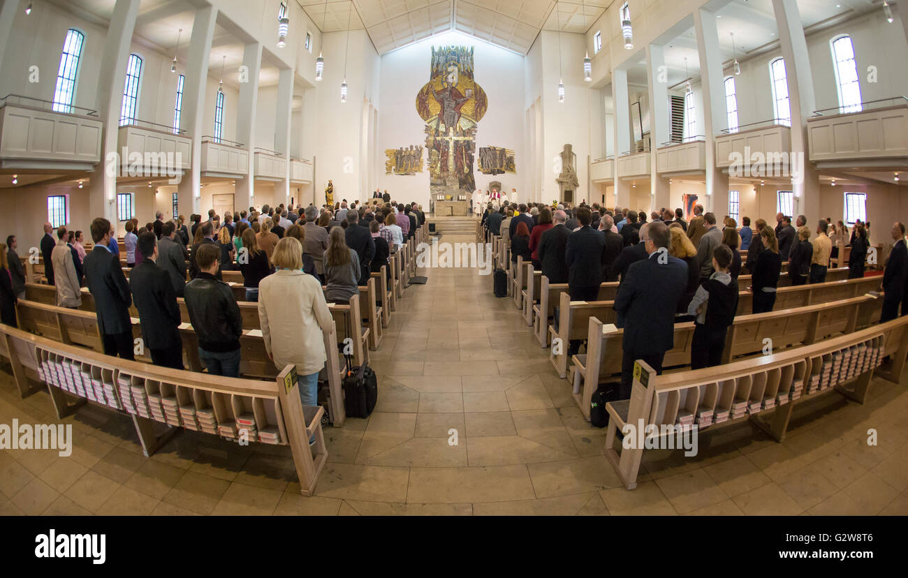 Stuttgart, Germany. 03rd June, 2016. A church service marks the ...