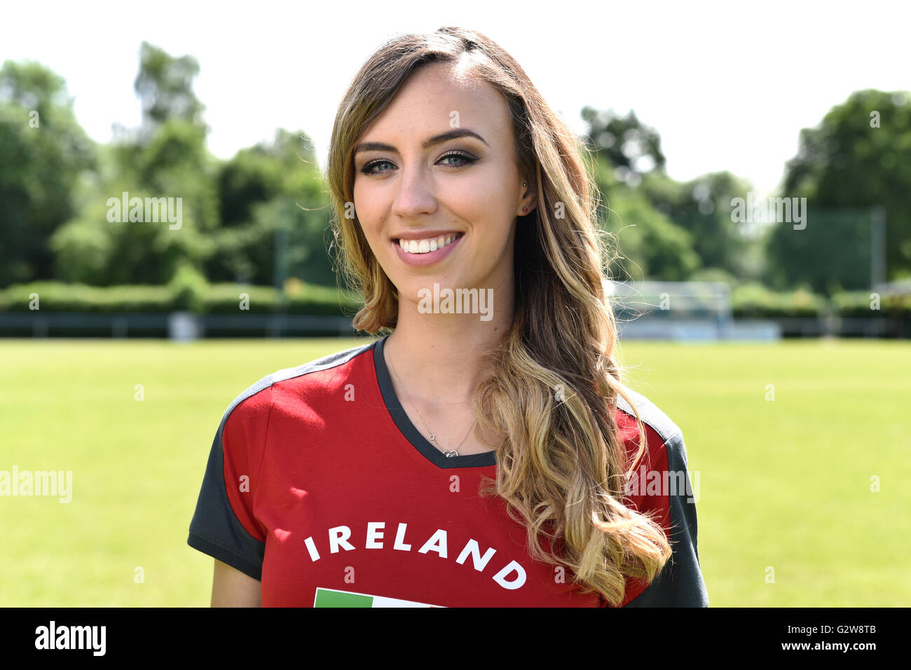 Rust, Germnay. 1st June, 2016. Hannah Kelly from Ireland smiles and ...