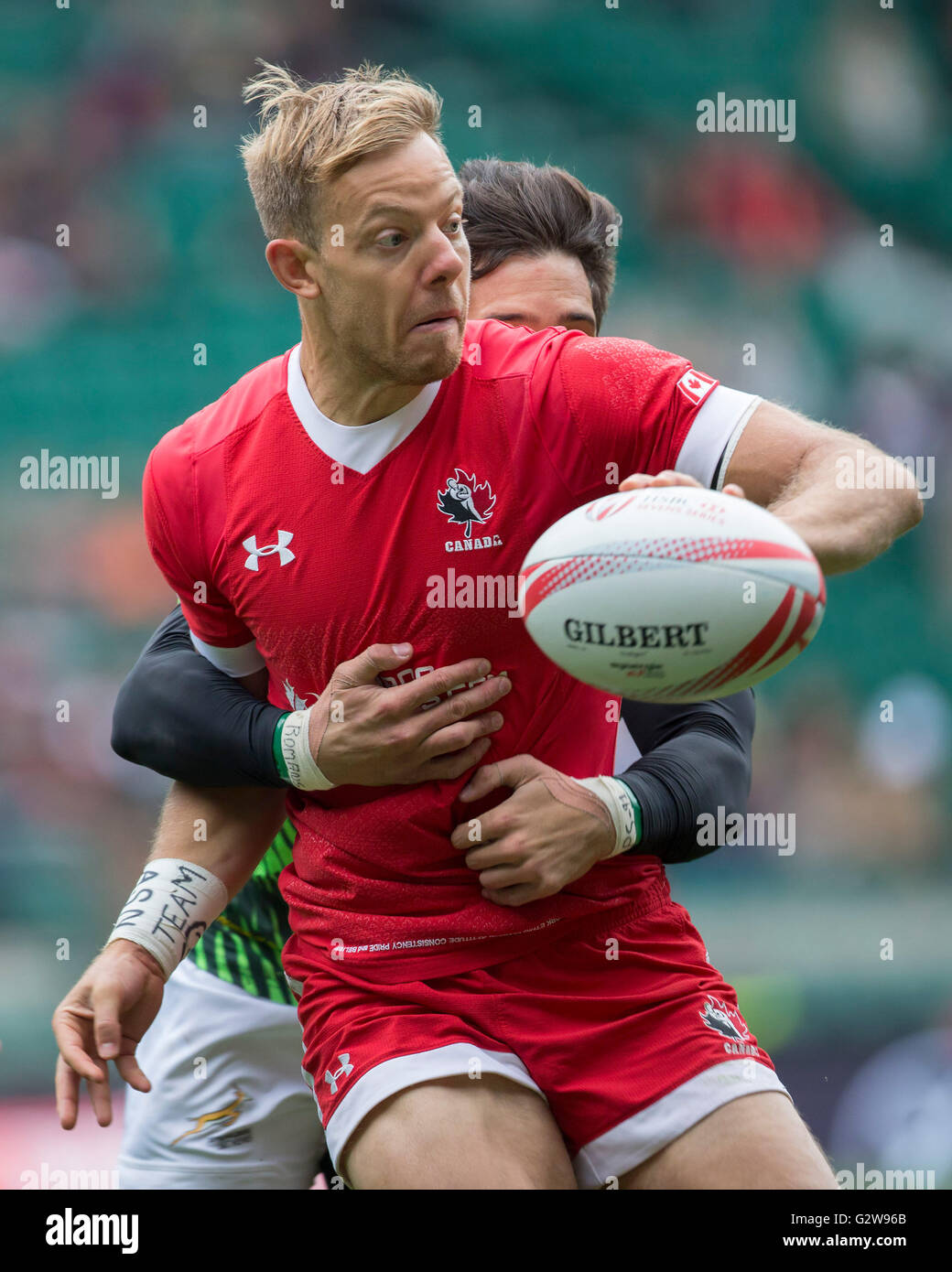London, Great Britain. 21st May, 2016. Harry Jones of Canada in action ...