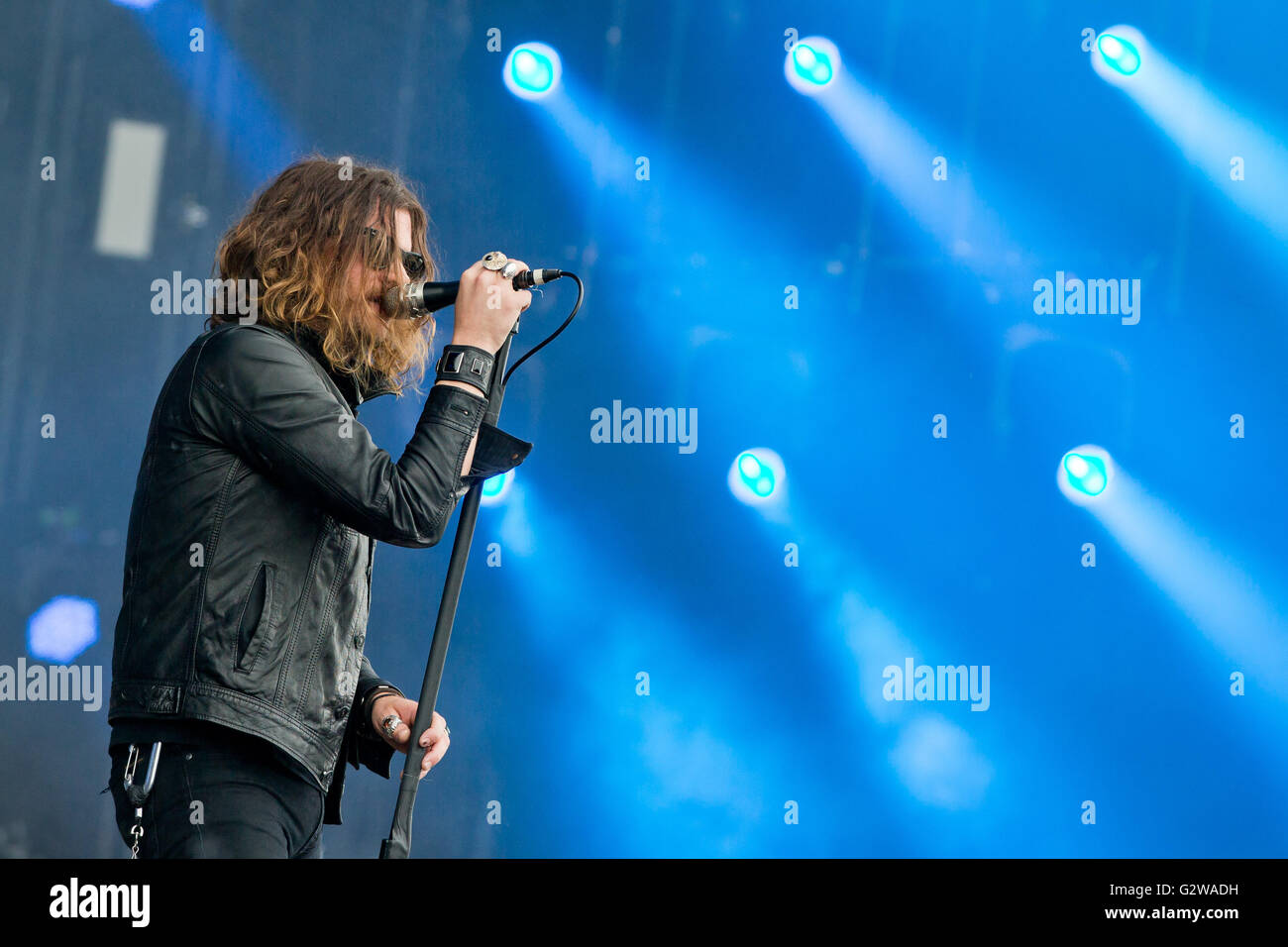 Nuremberg, Germany. 3rd June, 2016. Jay Buchanan, singer of the US ...