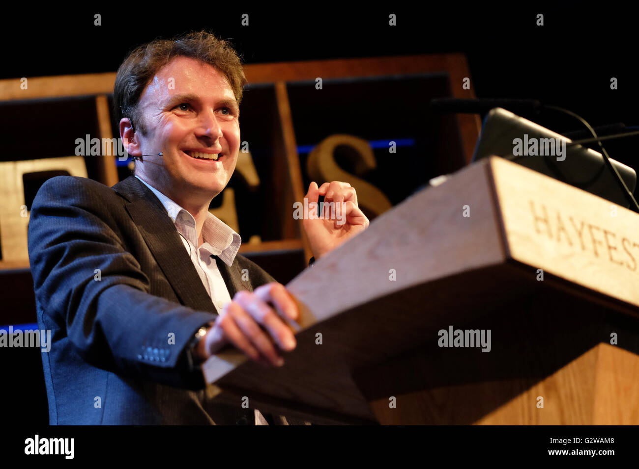 Hay Festival, Wales, UK - Friday 3rd June 2016 - Professor Simon ...