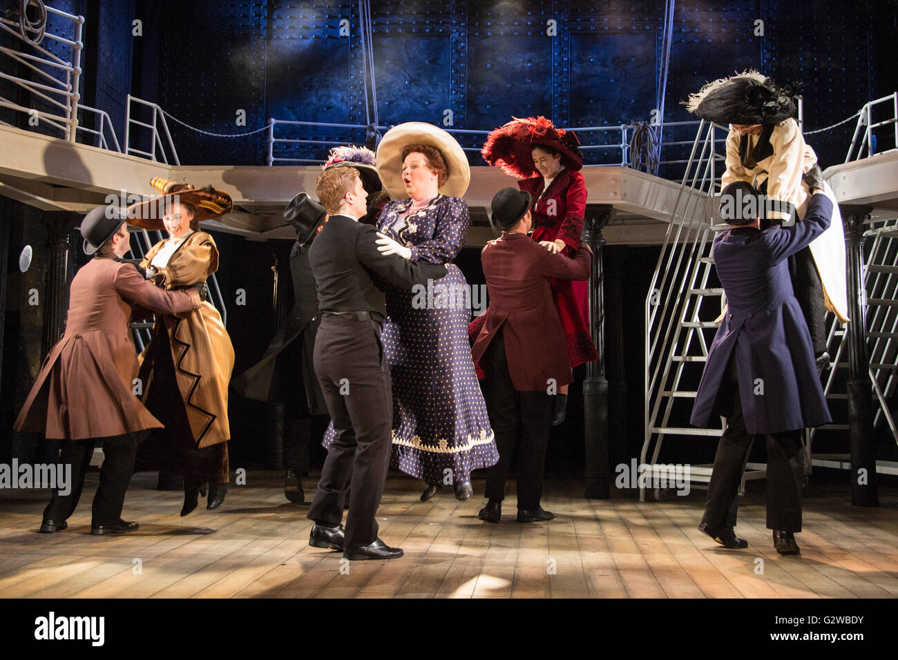 London, UK. 3rd June, 2016. The award-winning musical Titanic by Maury ...