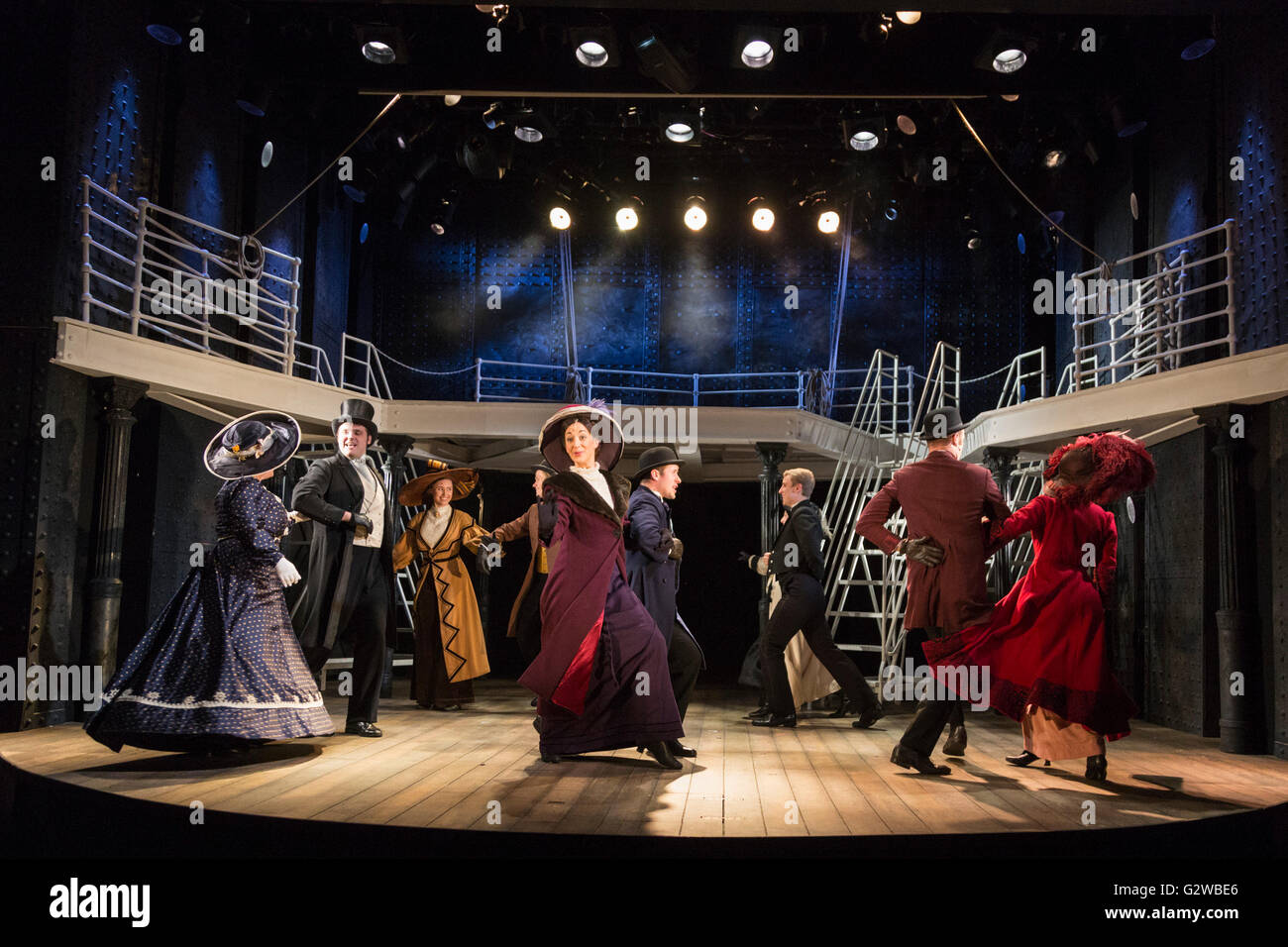 London, UK. 3rd June, 2016. The award-winning musical Titanic by Maury ...