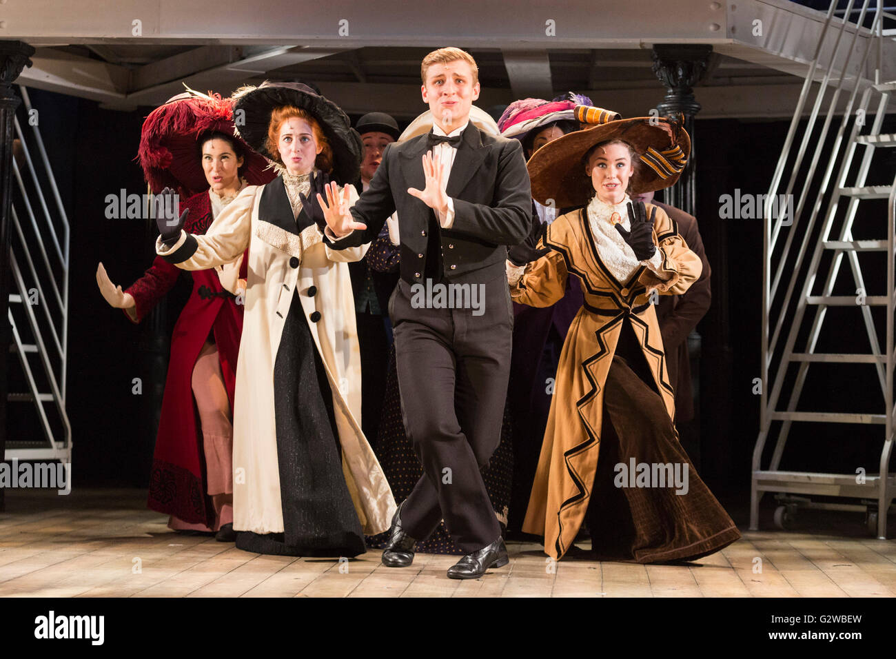 London, UK. 3rd June, 2016. The award-winning musical Titanic by Maury ...