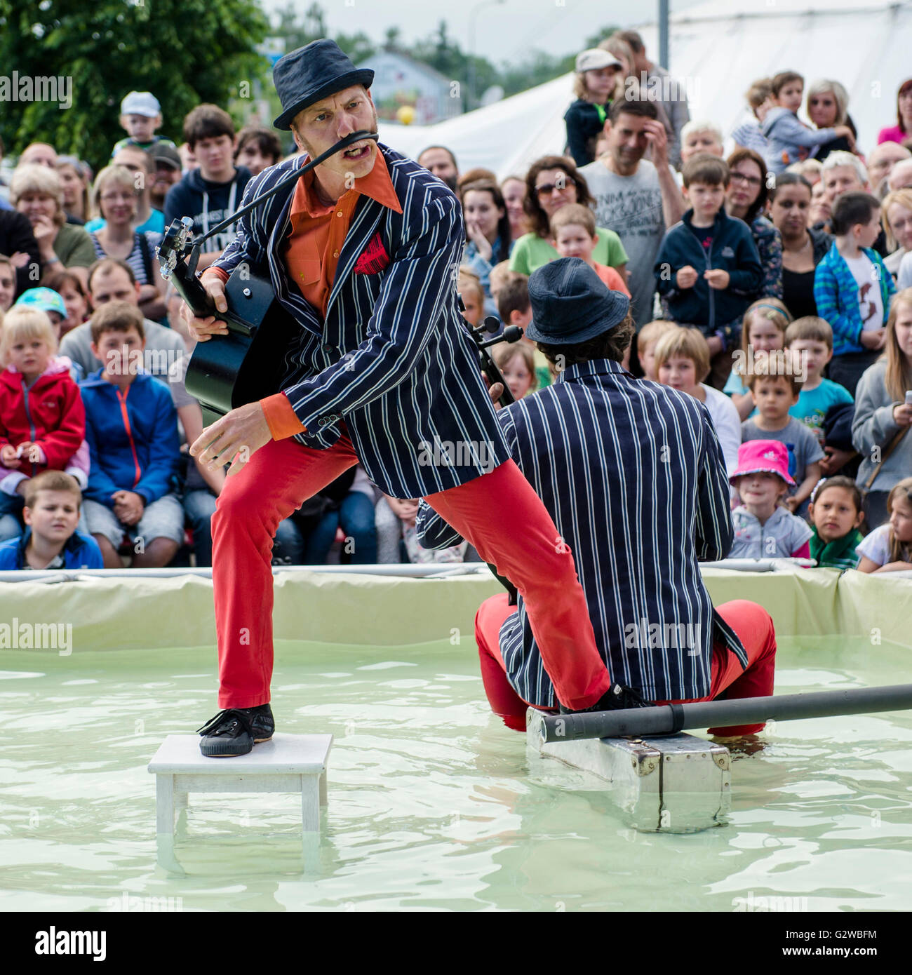 Trutnov, Czech Republic. 3rd June, 2016. Mathieu Levavasseur (right ...