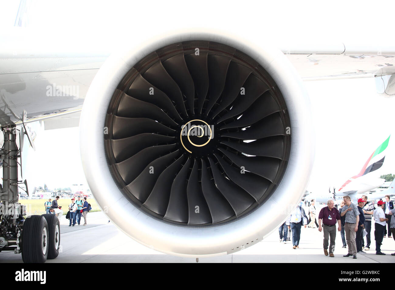 Berlin, Germany, 2nd June, 2016: Airbus presents latest aircraft A350X ...