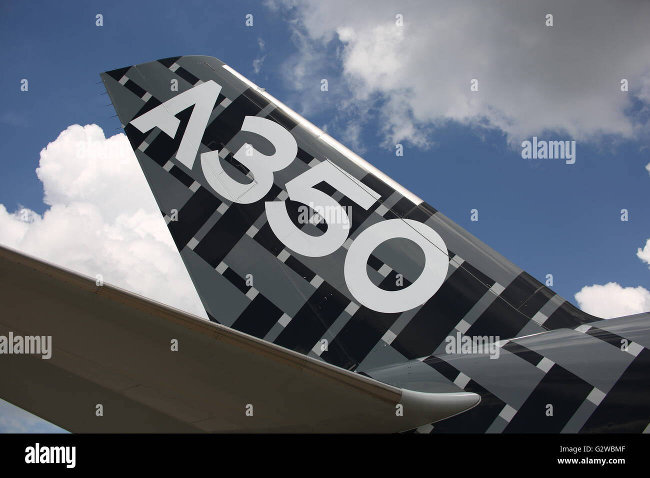 Berlin, Germany, 2nd June, 2016: Airbus presents latest aircraft A350X ...