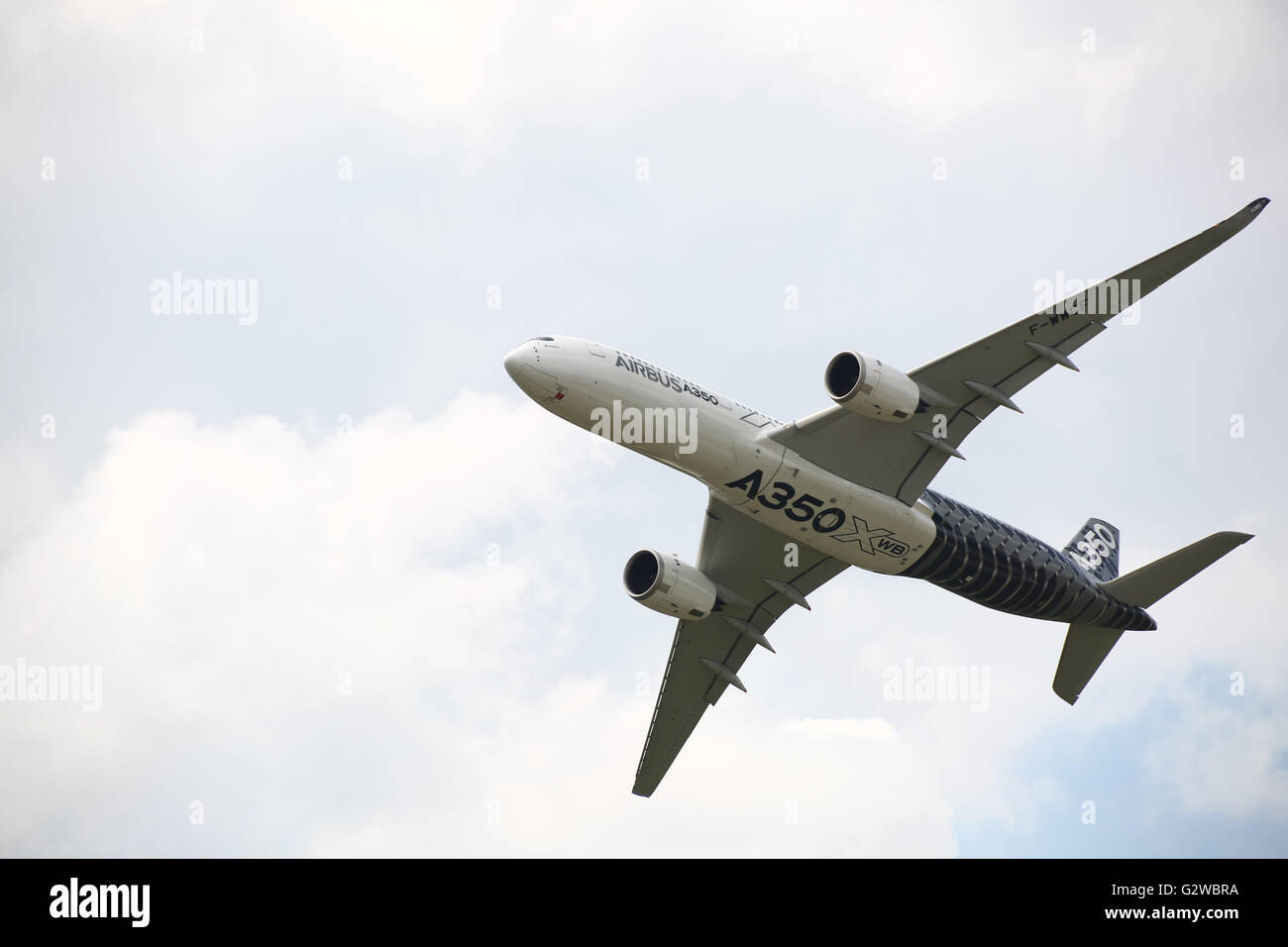 Berlin, Germany, 2nd June, 2016: Airbus presents latest aircraft A350X ...