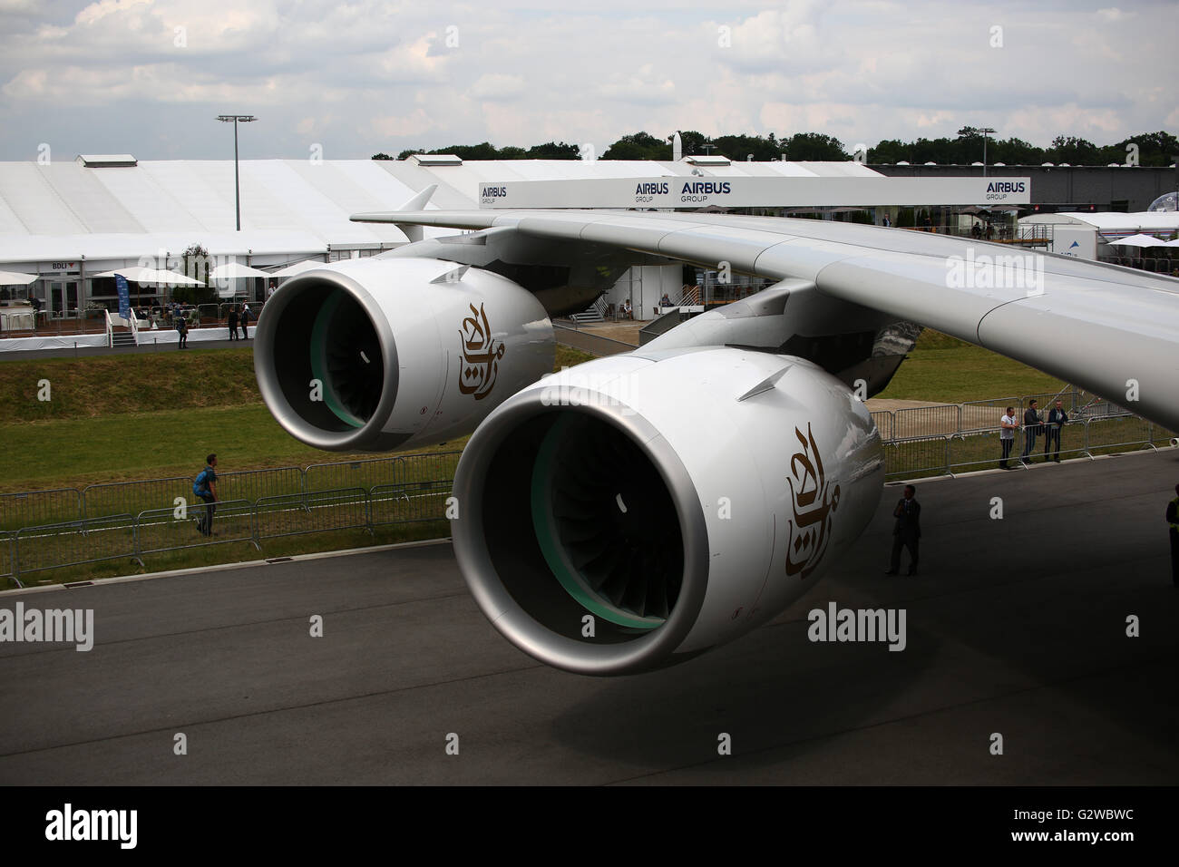 Berlin, Germany, 2nd June, 2016: Airbus presents latest aircraft A380 ...