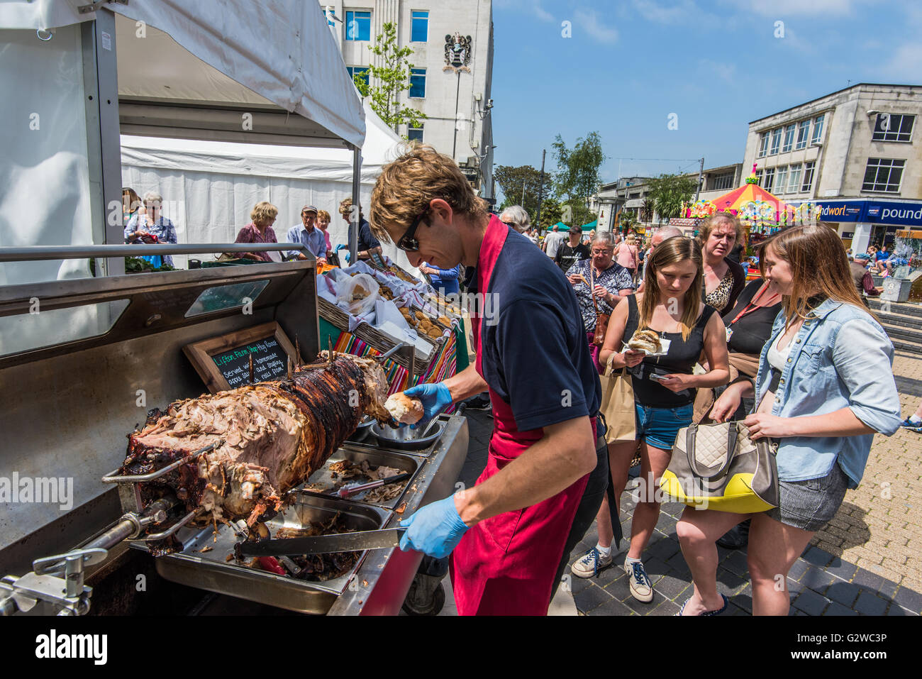Plymouth, UK. 03rd June, 2016. Flavour Fest is biggest outdoor food ...
