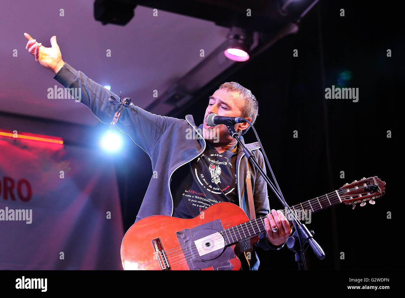 Torino, Italy. 31st May, 2016. Great return of Mau Mau, band from Turin ...