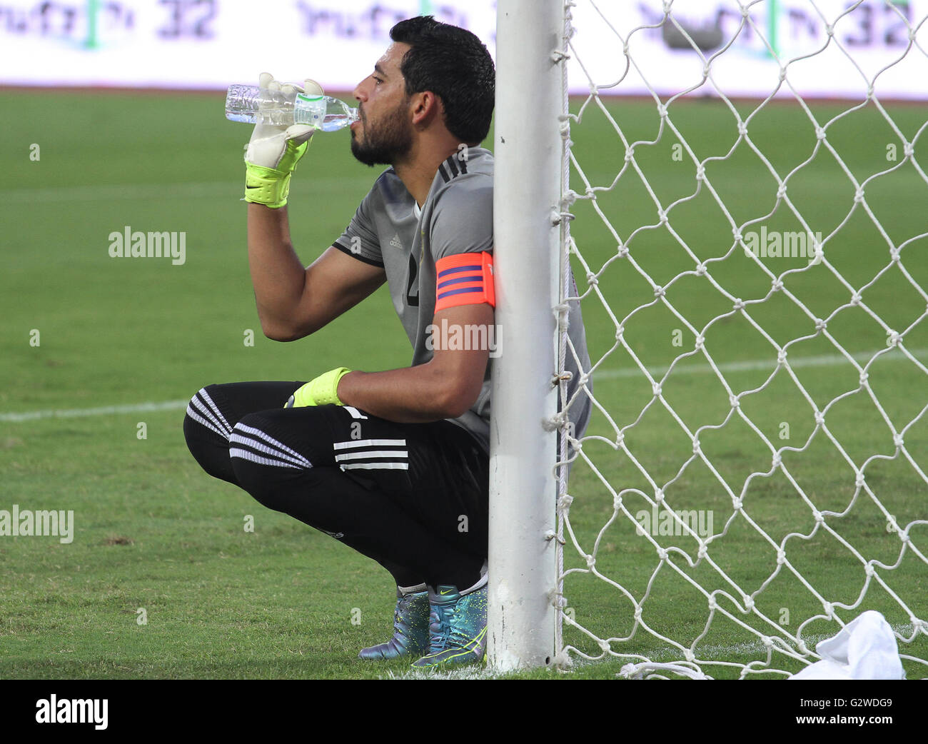 Bangkok, Thailand. 03rd June, 2016. Mutaz Alfityani goal keeper of ...