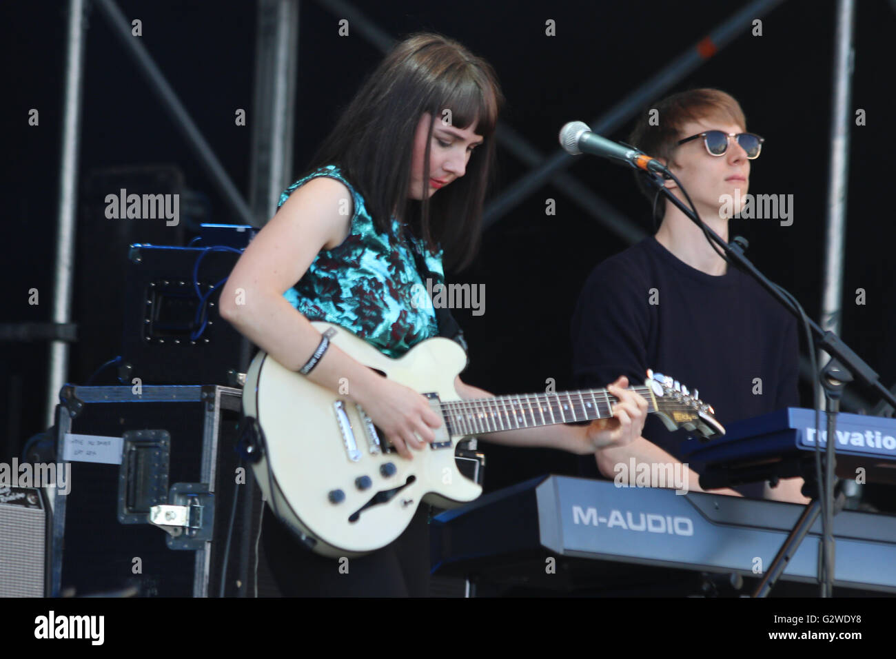 Pier Head, Liverpool, 3rd June 2016, Natalie McCool performing at the ...