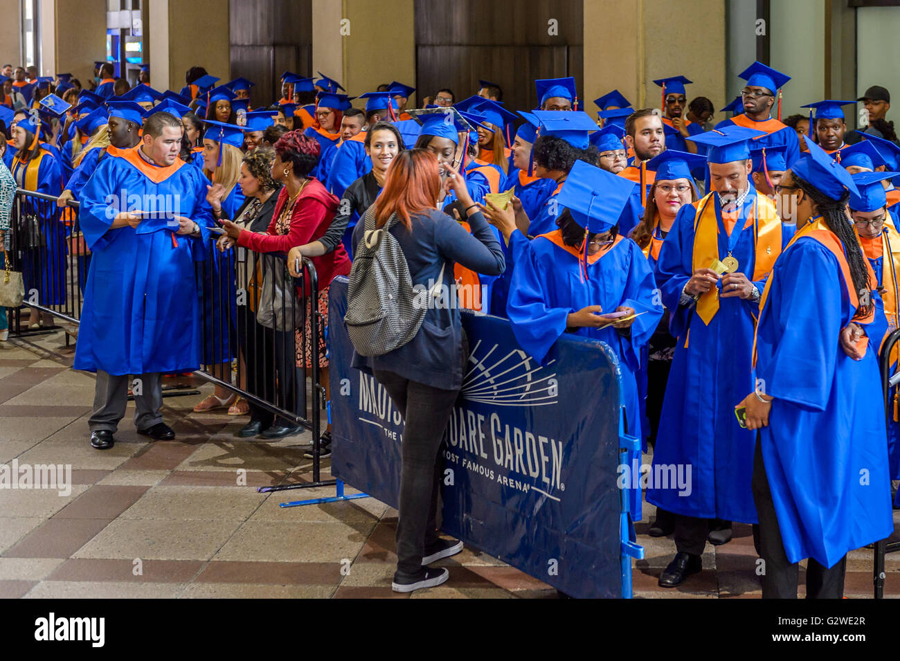 New York University Graduation Ceremony High Resolution Stock ...