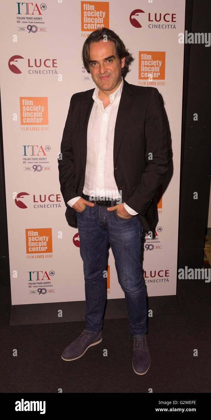 New York, NY, USA. 3rd June, 2016. Edoardo Falcone at arrivals for Open ...