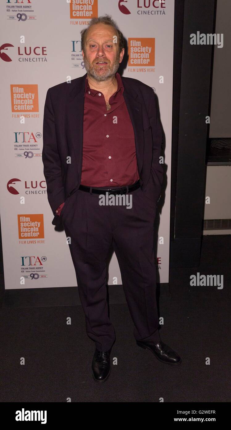 New York, NY, USA. 3rd June, 2016. Gianfranco Pannone at arrivals for ...