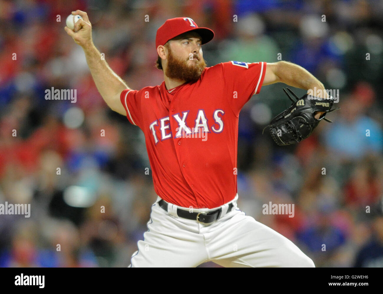 June 3, 2016: Texas Rangers relief pitcher Sam Dyson #47 during an MLB ...