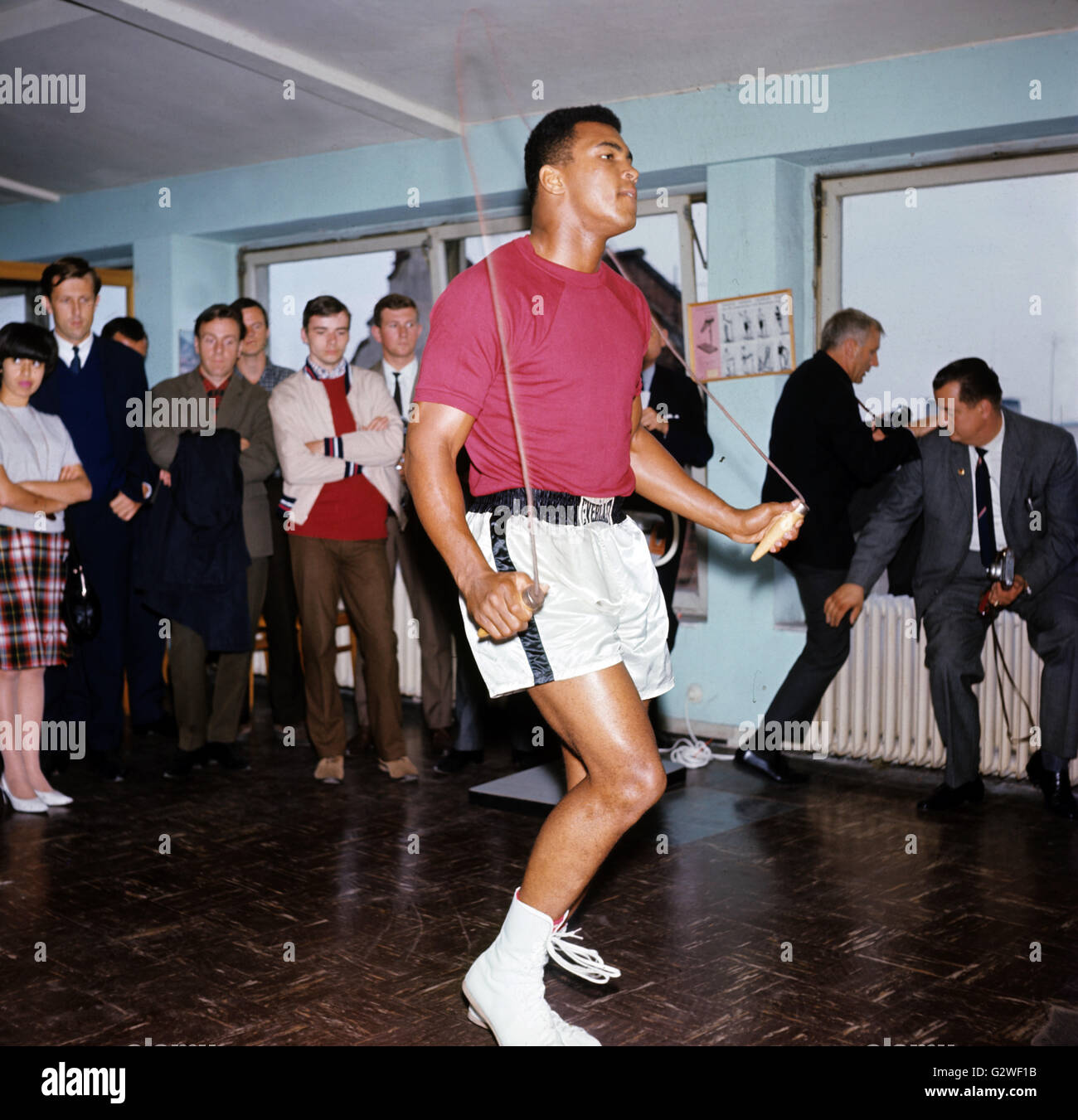 US American heavyweight boxer and reigning World Champion Muhammad Ali ...