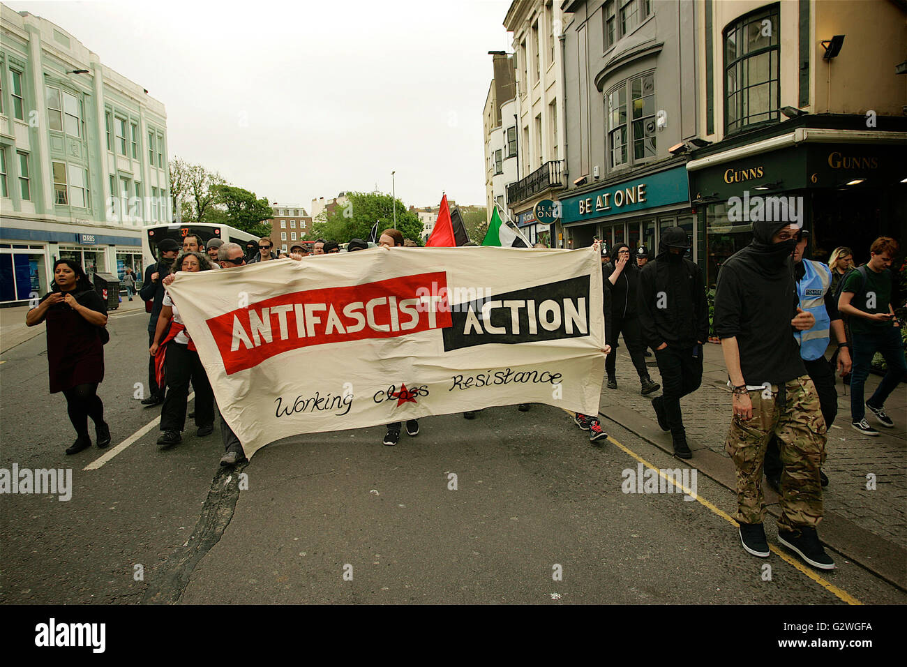 Green party protest brighton hi-res stock photography and images - Alamy