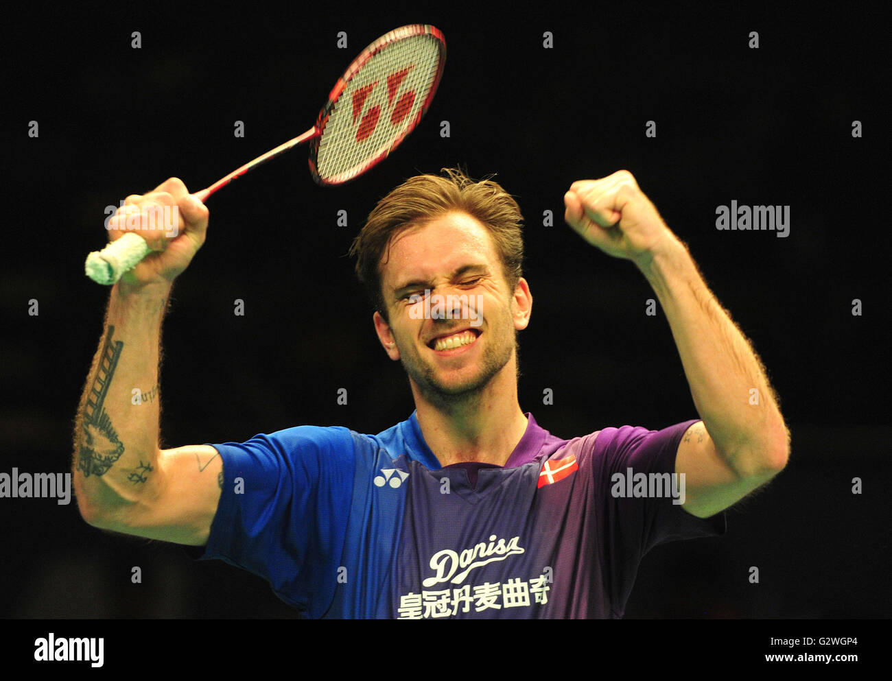 Jakarta, Indonesia. 4th June, 2016. Jan O Jorgensen of Denmark ...