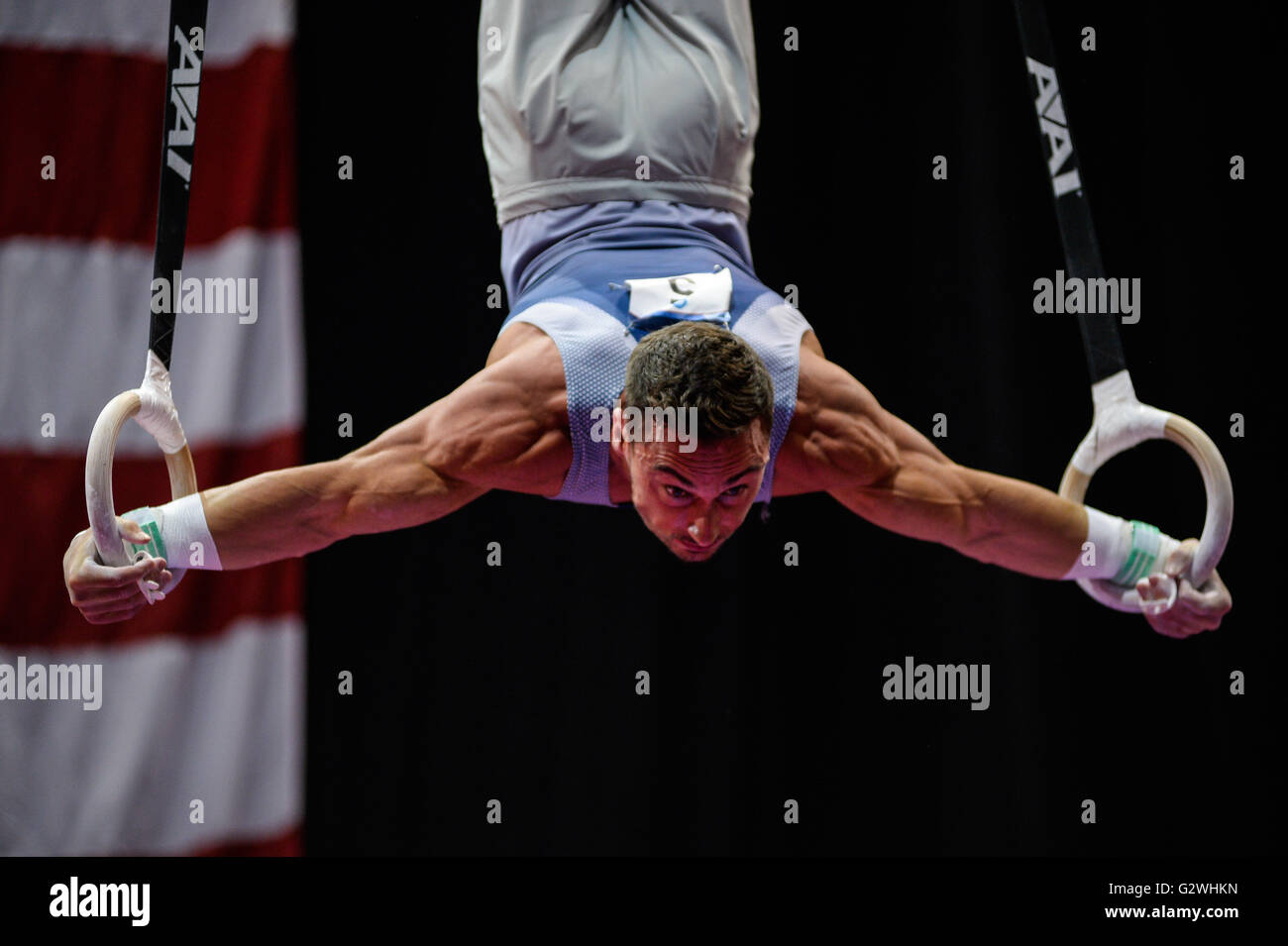 Hartford, Connecticut, USA. 3rd June, 2016. BRANDON WYNN competes on ...