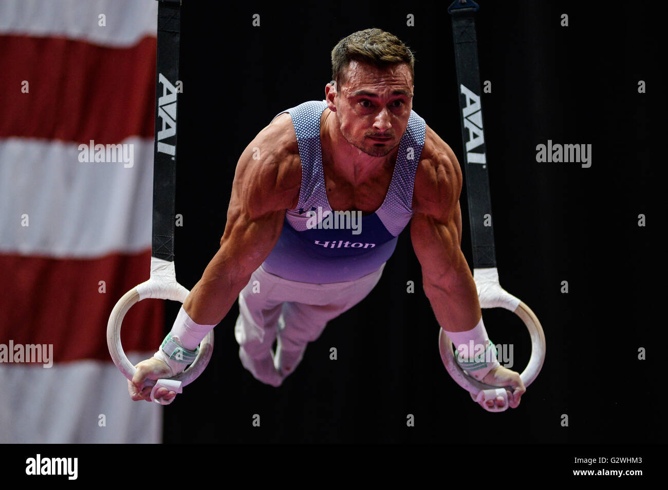 Hartford, Connecticut, USA. 3rd June, 2016. BRANDON WYNN competes on ...