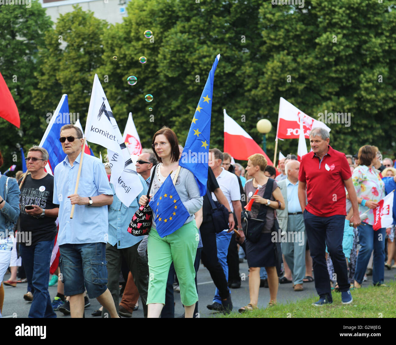 Tens of thousands of people celebrated the; 27th anniversary of the ...