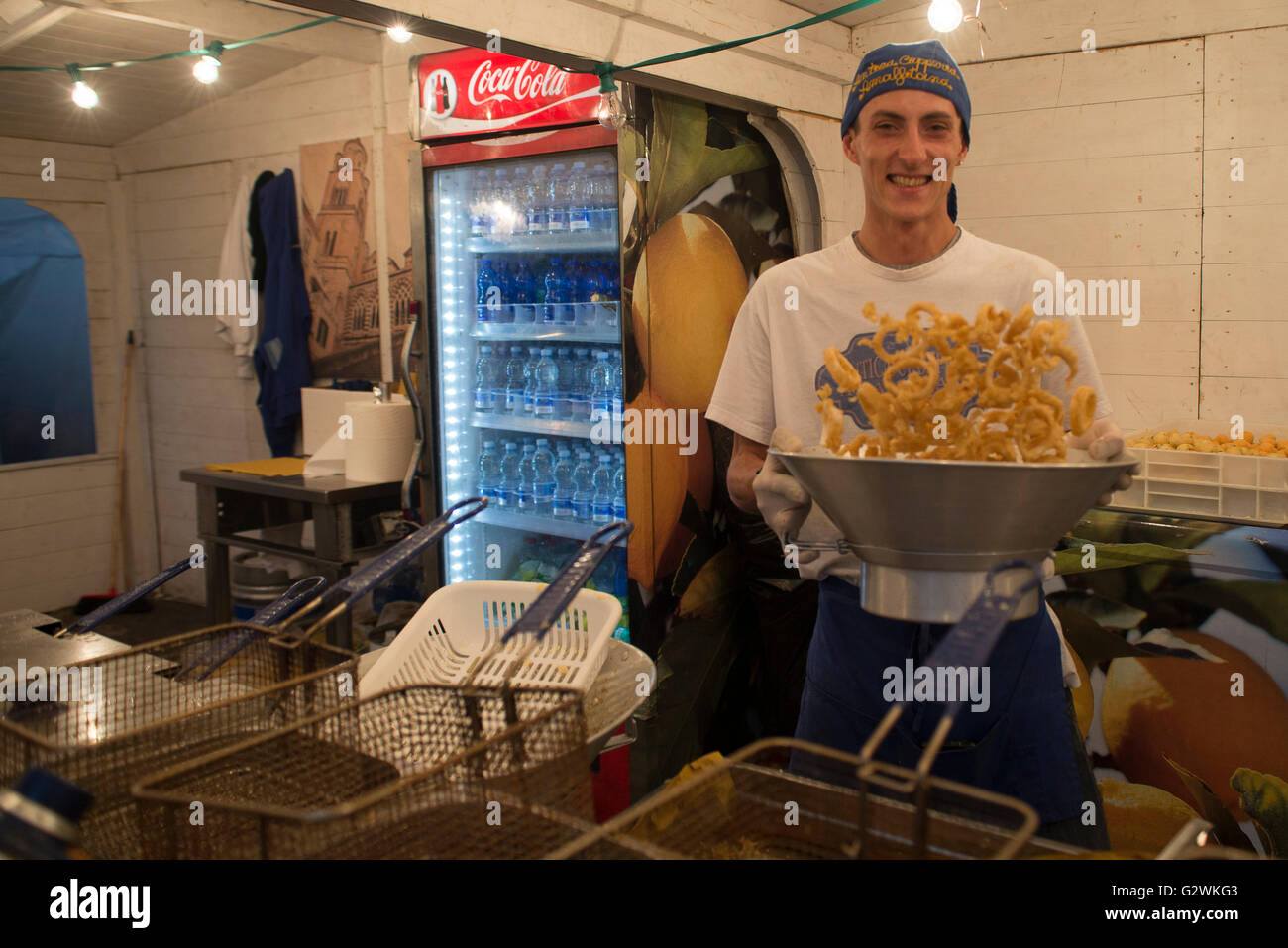 Turin, Italy-June 4: International Street Food, fair dedicated food ...