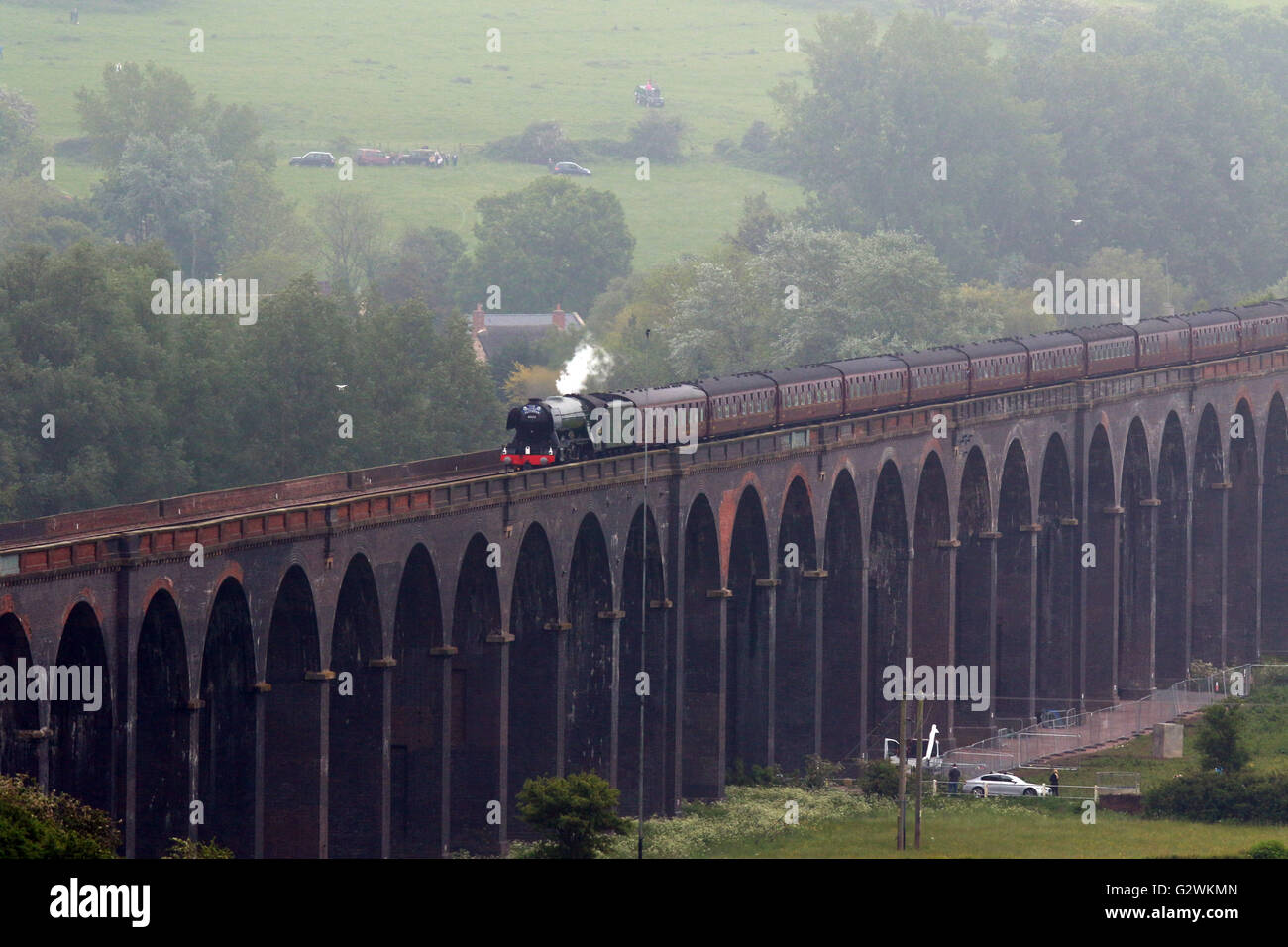 Harringworth, Leicestershire, UK. 4th June, 2016. The Flying Scotsman ...