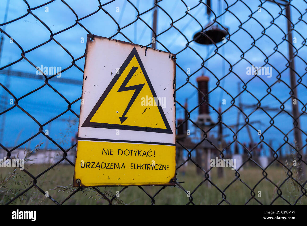 Substation sign hi-res stock photography and images - Alamy