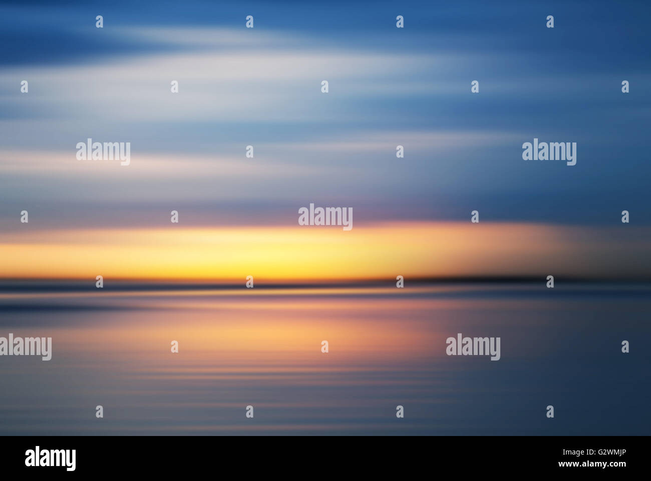 Blue sky sunset background hi-res stock photography and images - Alamy