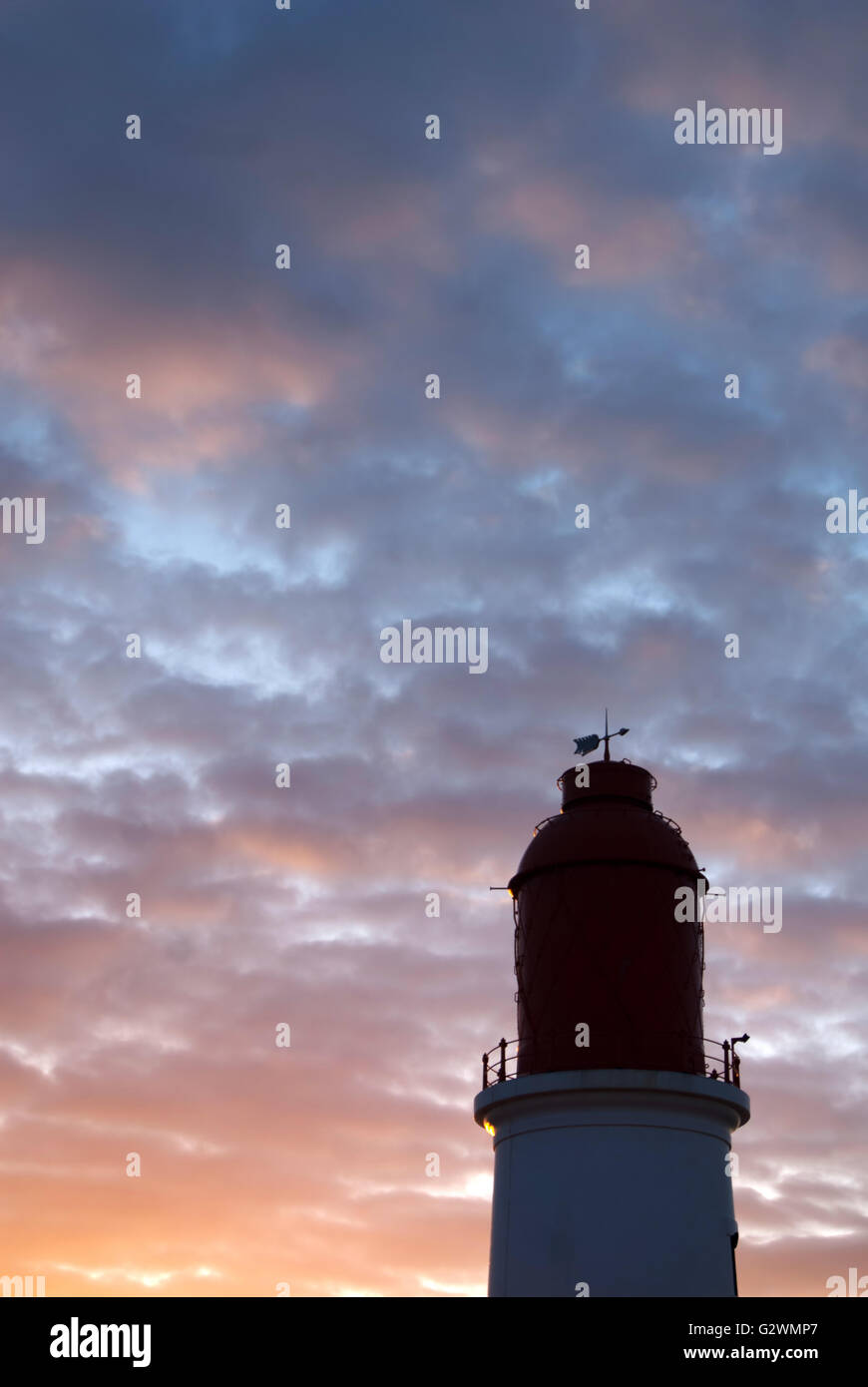 Souter Lighthouse at dawn Stock Photo - Alamy