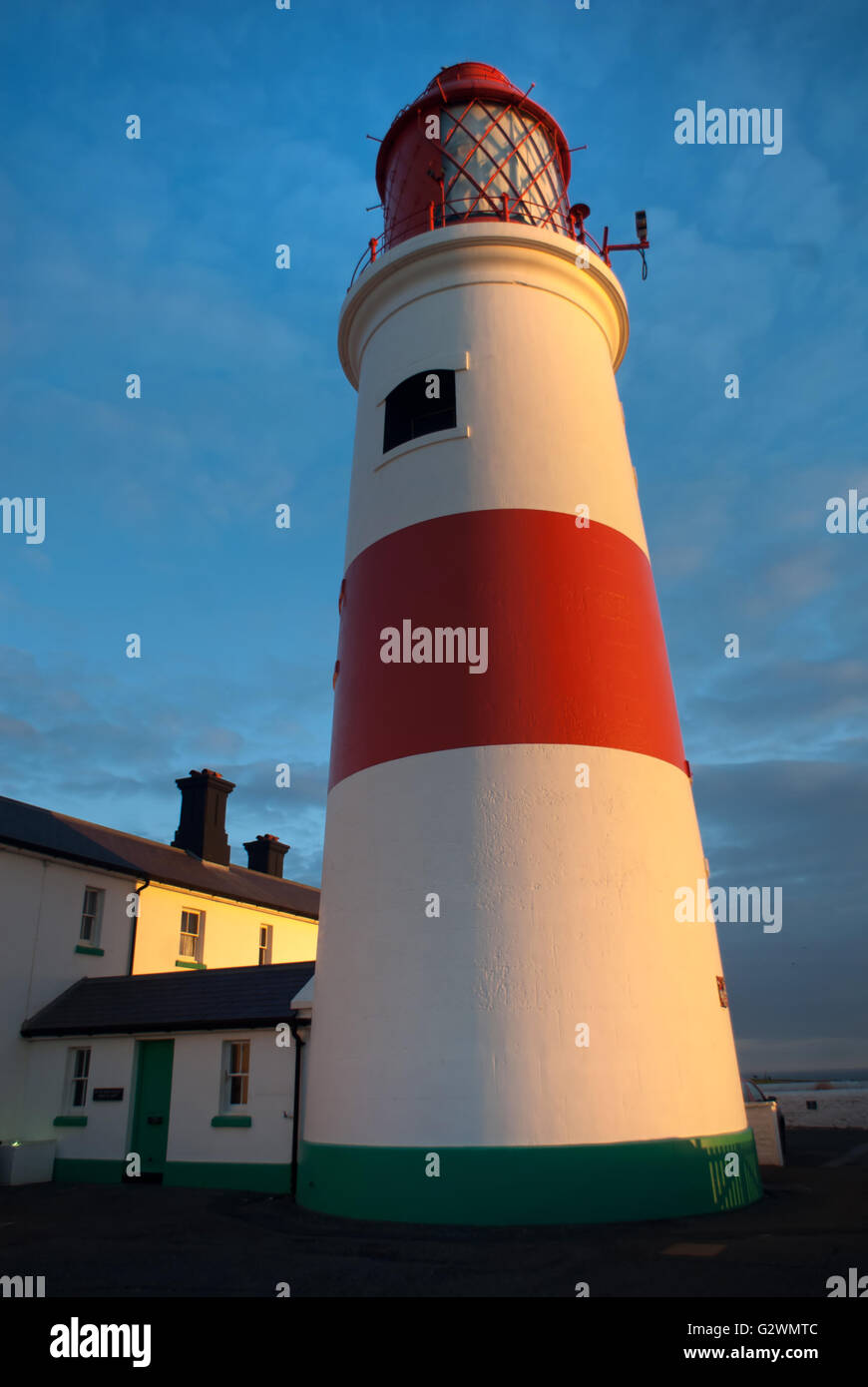 Souter Lighthouse at dawn Stock Photo - Alamy