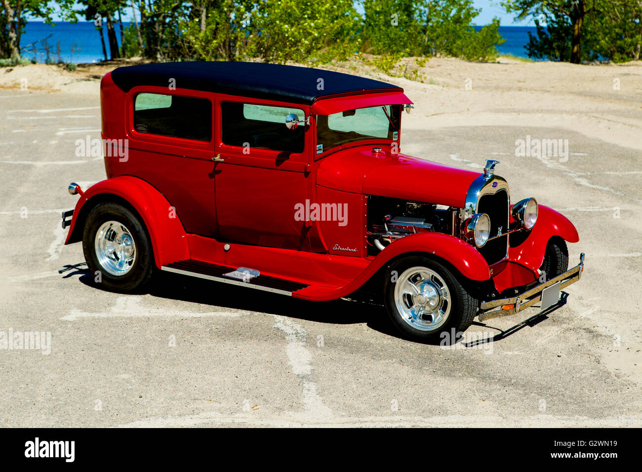 1928 Custom Ford Model A Stock Photo - Alamy