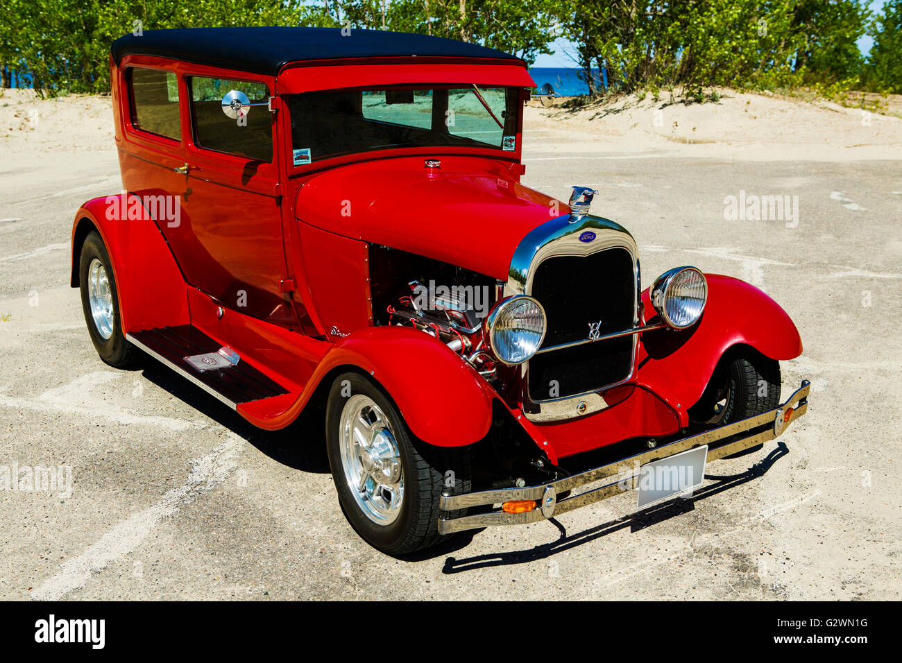 1928 Custom Ford Model A Stock Photo - Alamy