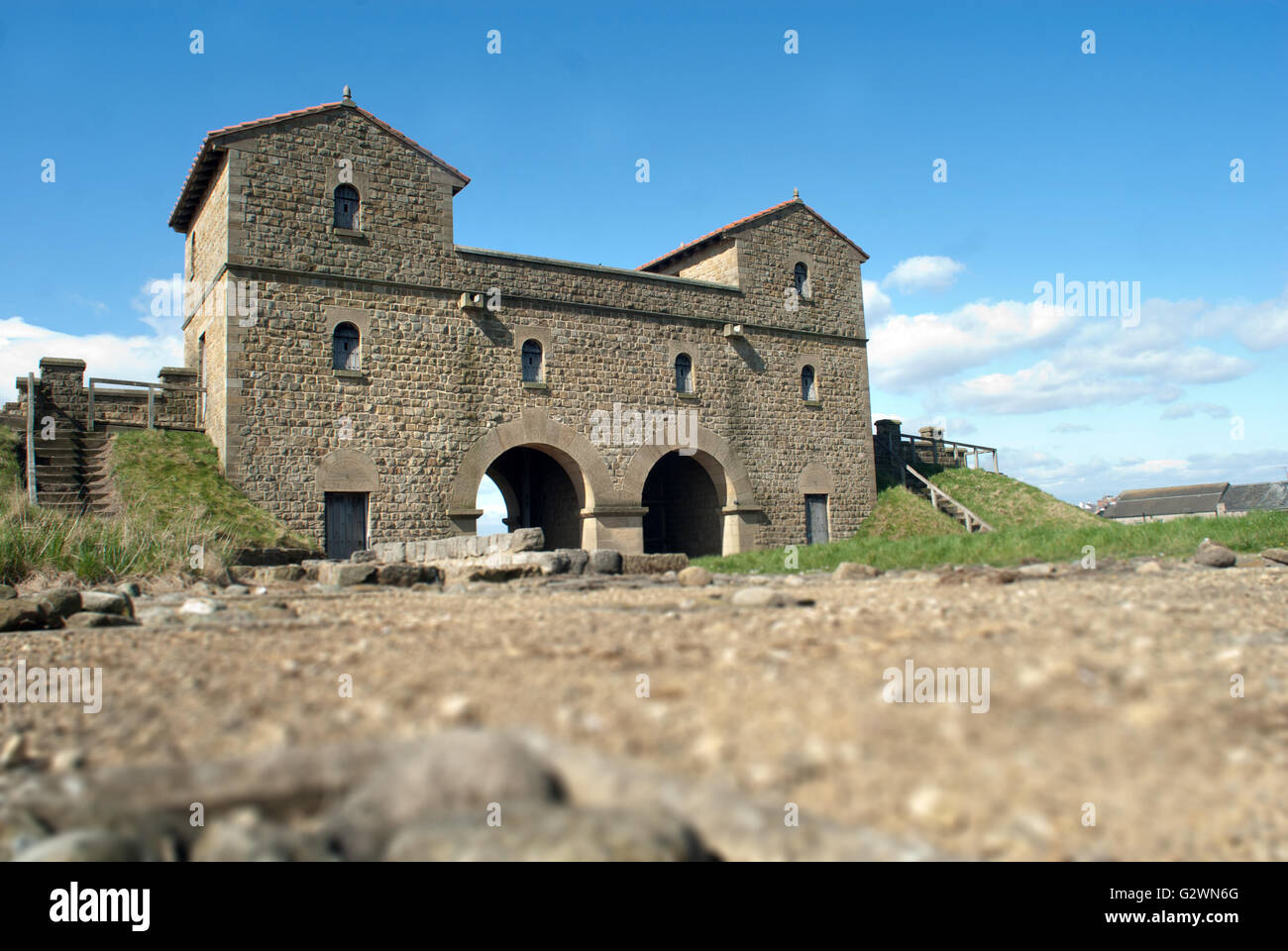 Arbeia Roman Fort, South Shields Stock Photo - Alamy