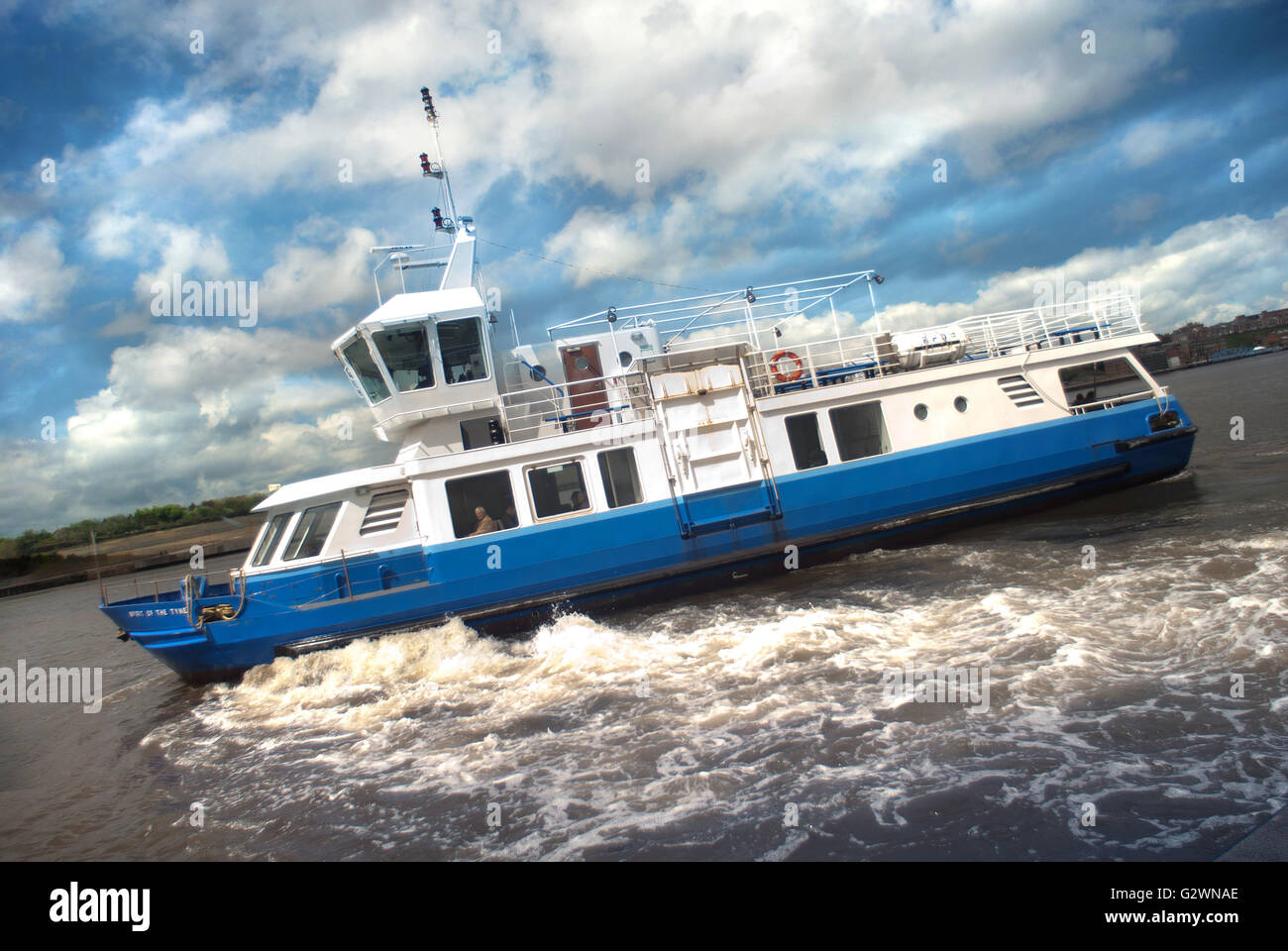 Tyne Ferry at South Shields terminal Stock Photo - Alamy