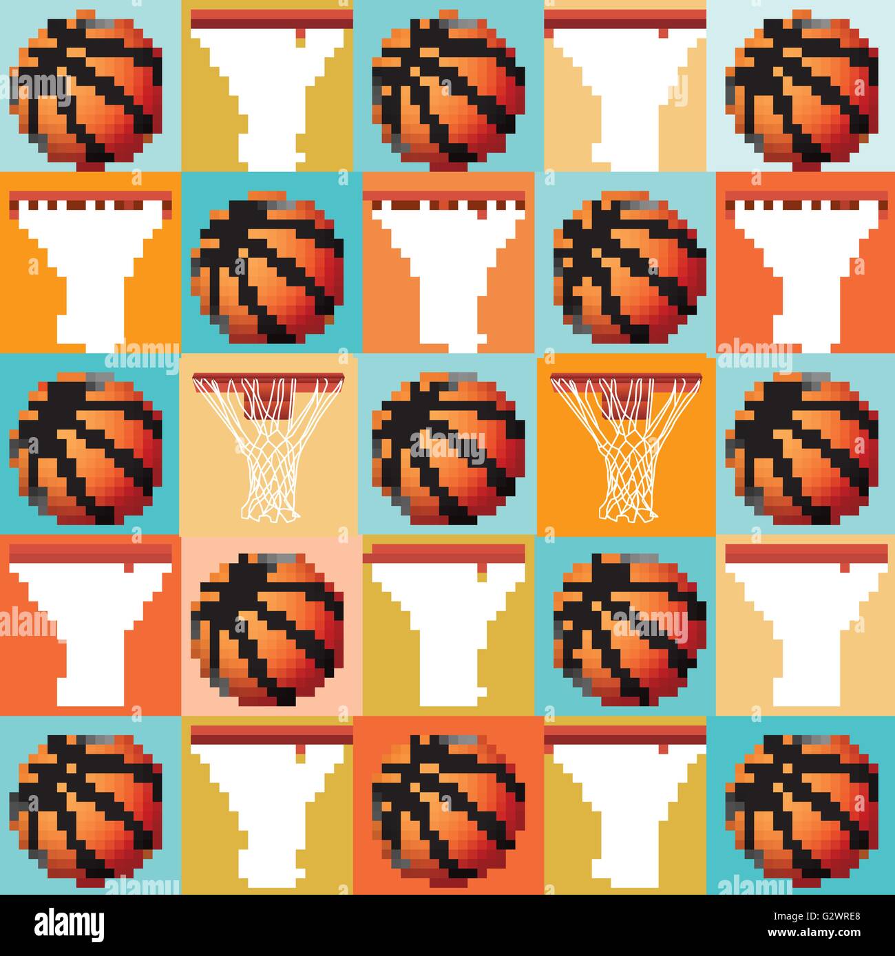 A basketball pattern background. Vector EPS 10 available. EPS contains ...